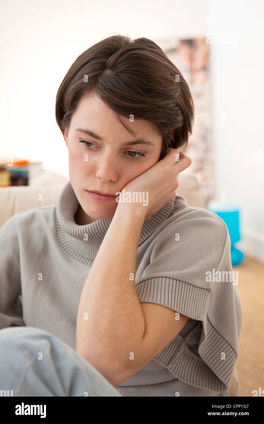 WEARY WOMAN Stock Photo - Alamy