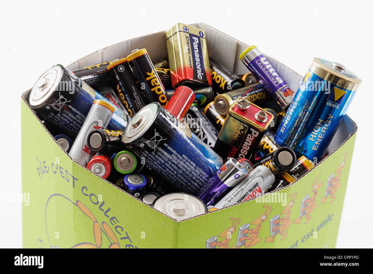 Battery recycling sorting waste hi-res stock photography and images - Alamy