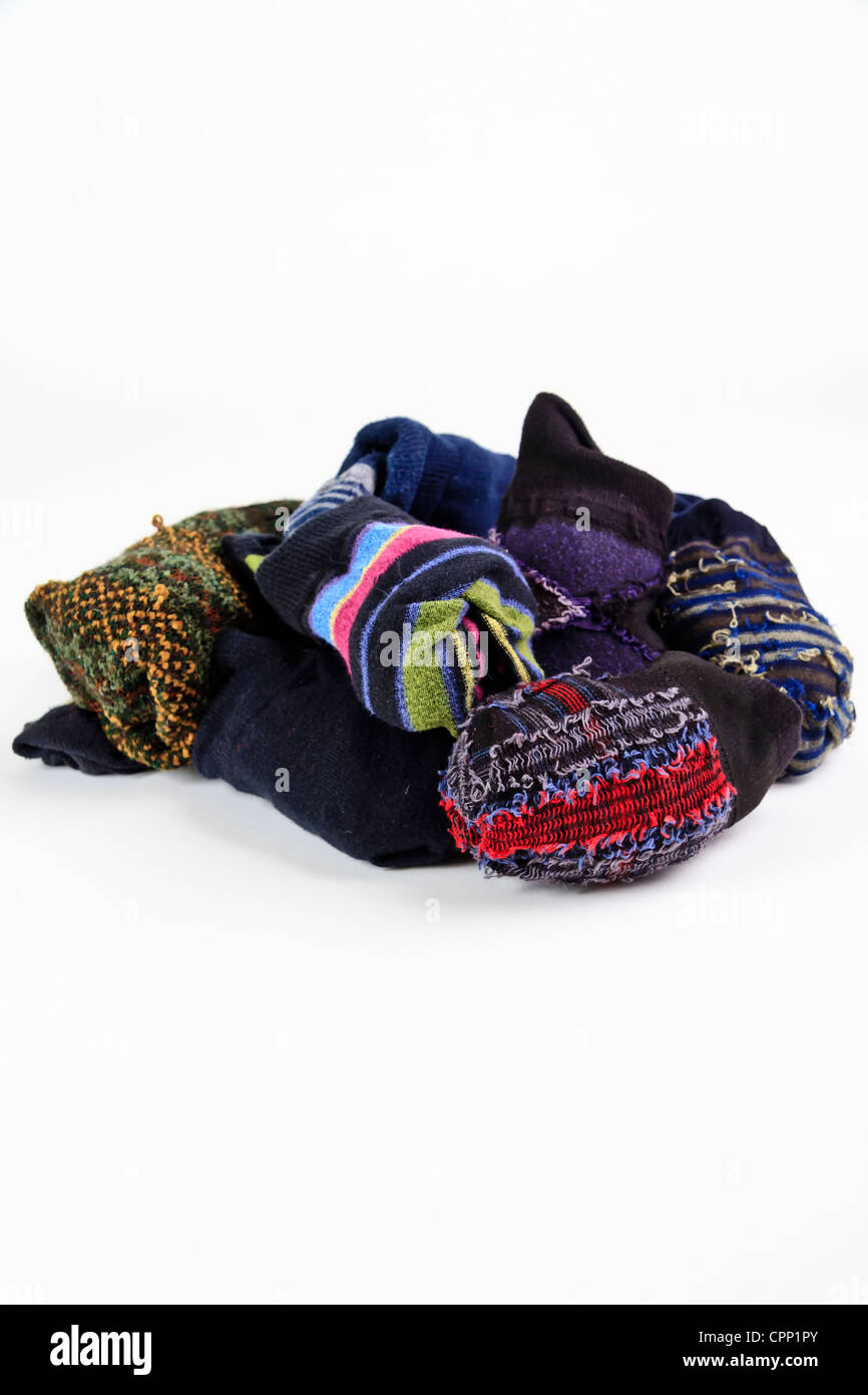 Pile of woolen socks Stock Photo - Alamy