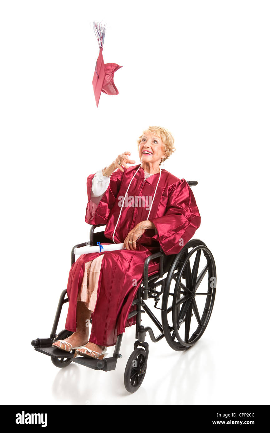 Woman disabled graduation hi-res stock photography and images - Alamy