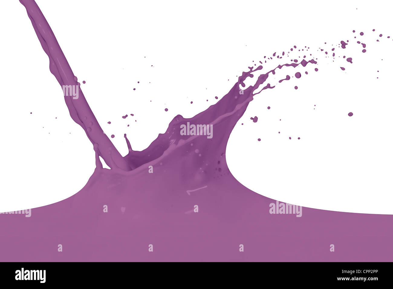 Paint splash color ink violet hi-res stock photography and images - Alamy