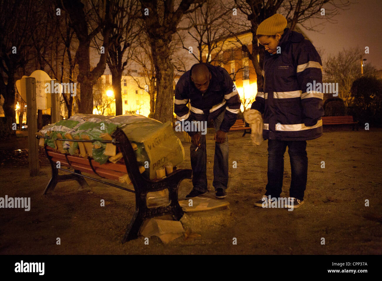 EMERGENCY SOCIAL MEDICAL SERVICE Stock Photo - Alamy