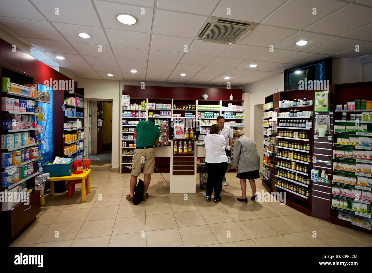 INTERIOR OF A CHEMIST'S SHOP Stock Photo - Alamy