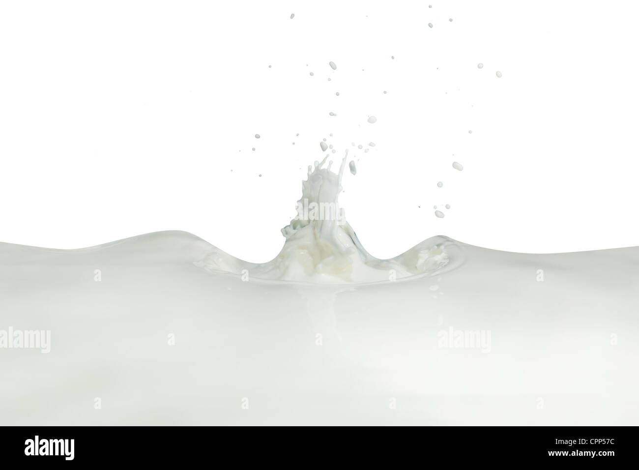 splashing milk isolated on white background Stock Photo - Alamy