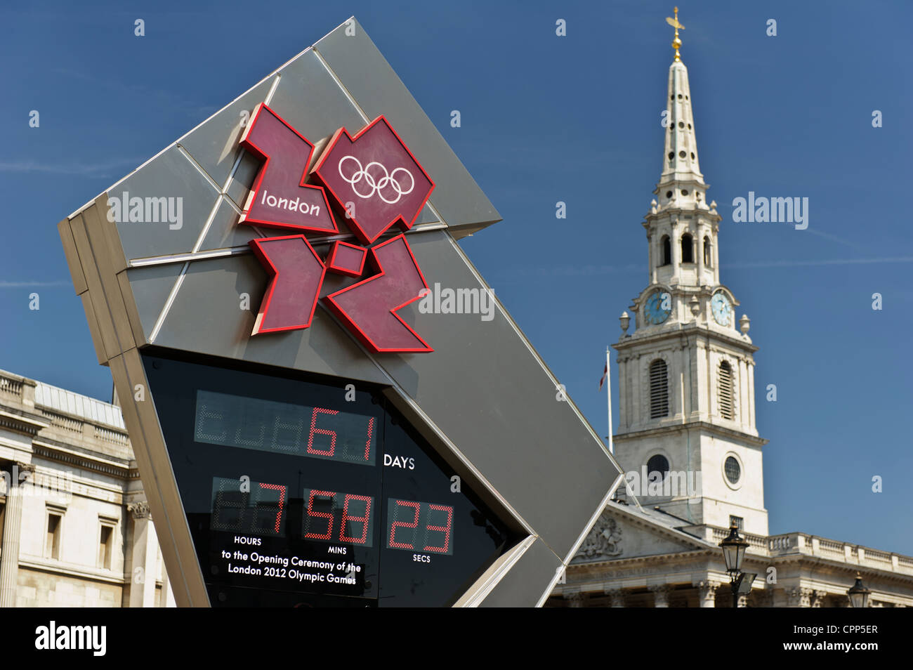 Omega olympic countdown clock hi-res stock photography and images - Alamy