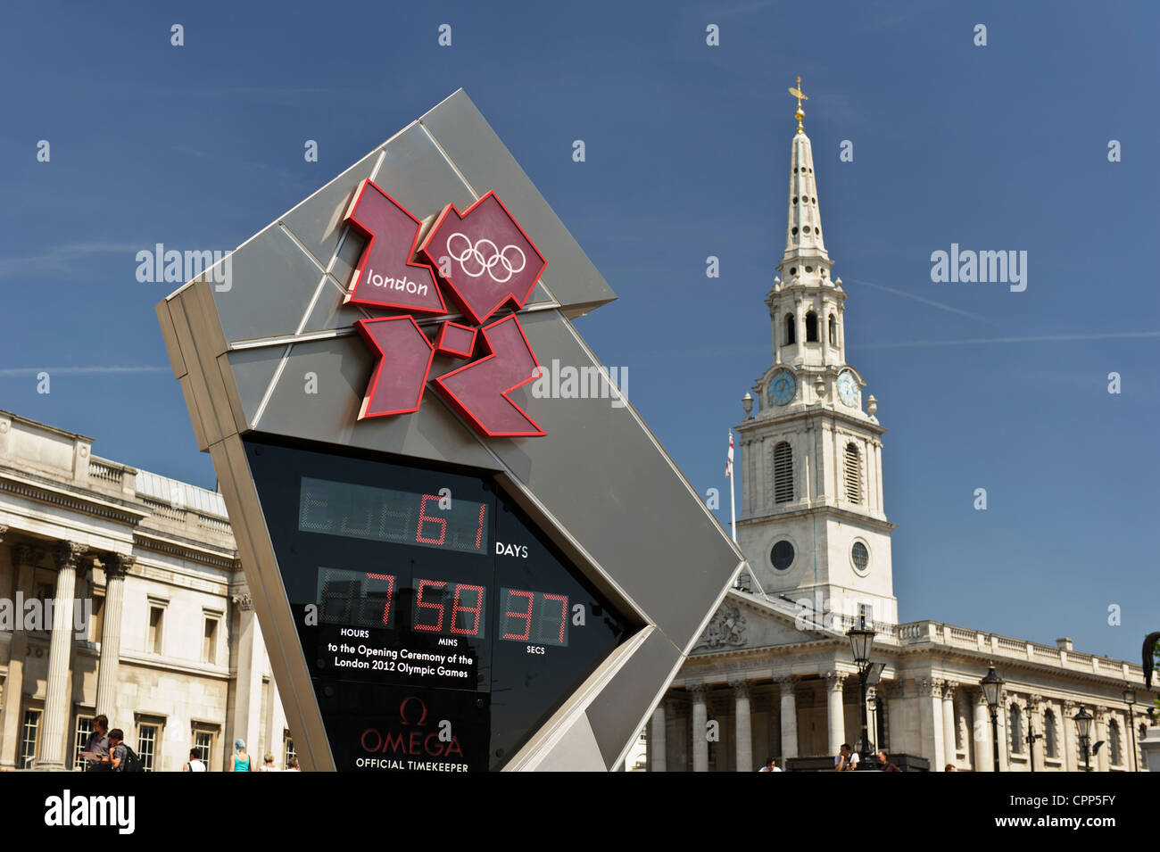 Omega olympic countdown clock hi-res stock photography and images - Alamy
