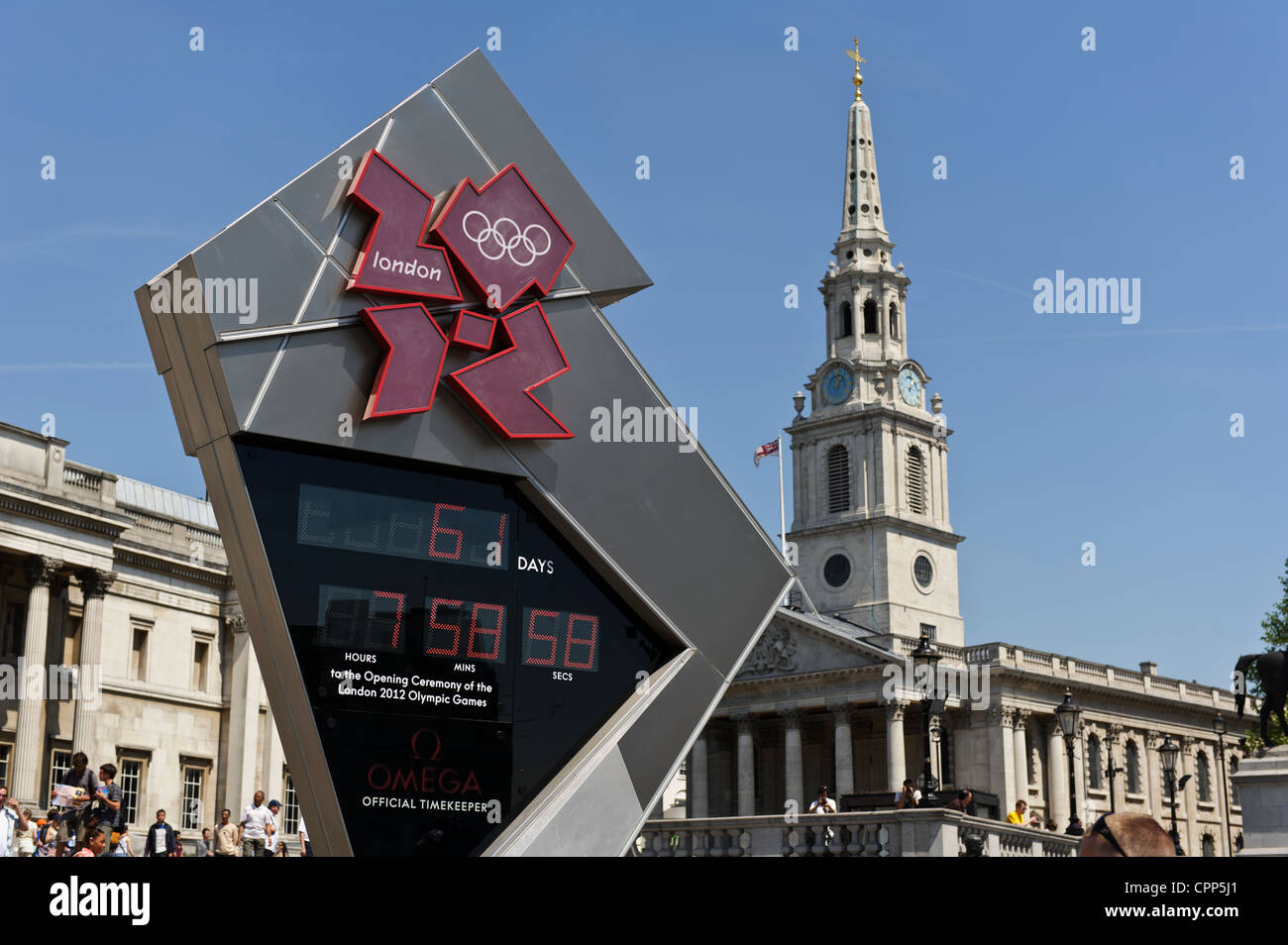 Omega olympic countdown clock hi-res stock photography and images - Alamy