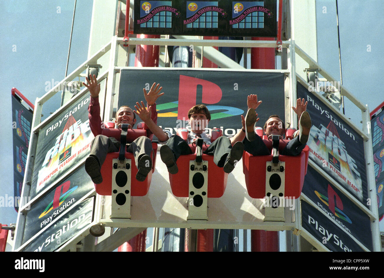 Playstation ride at Blackpool Pleasure beach 3/6/97 Stock Photo - Alamy