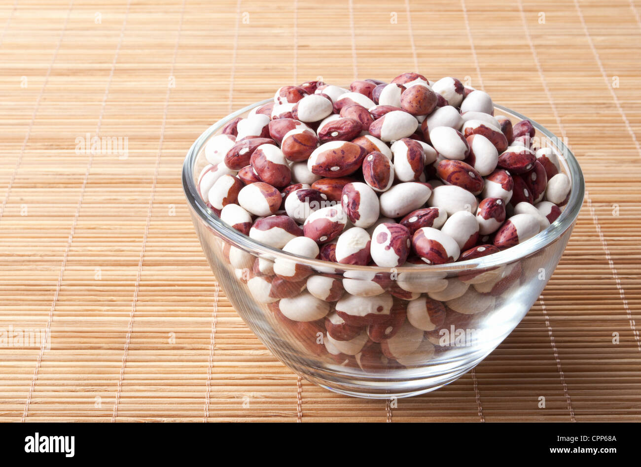 glass bowl full of beans Stock Photo - Alamy
