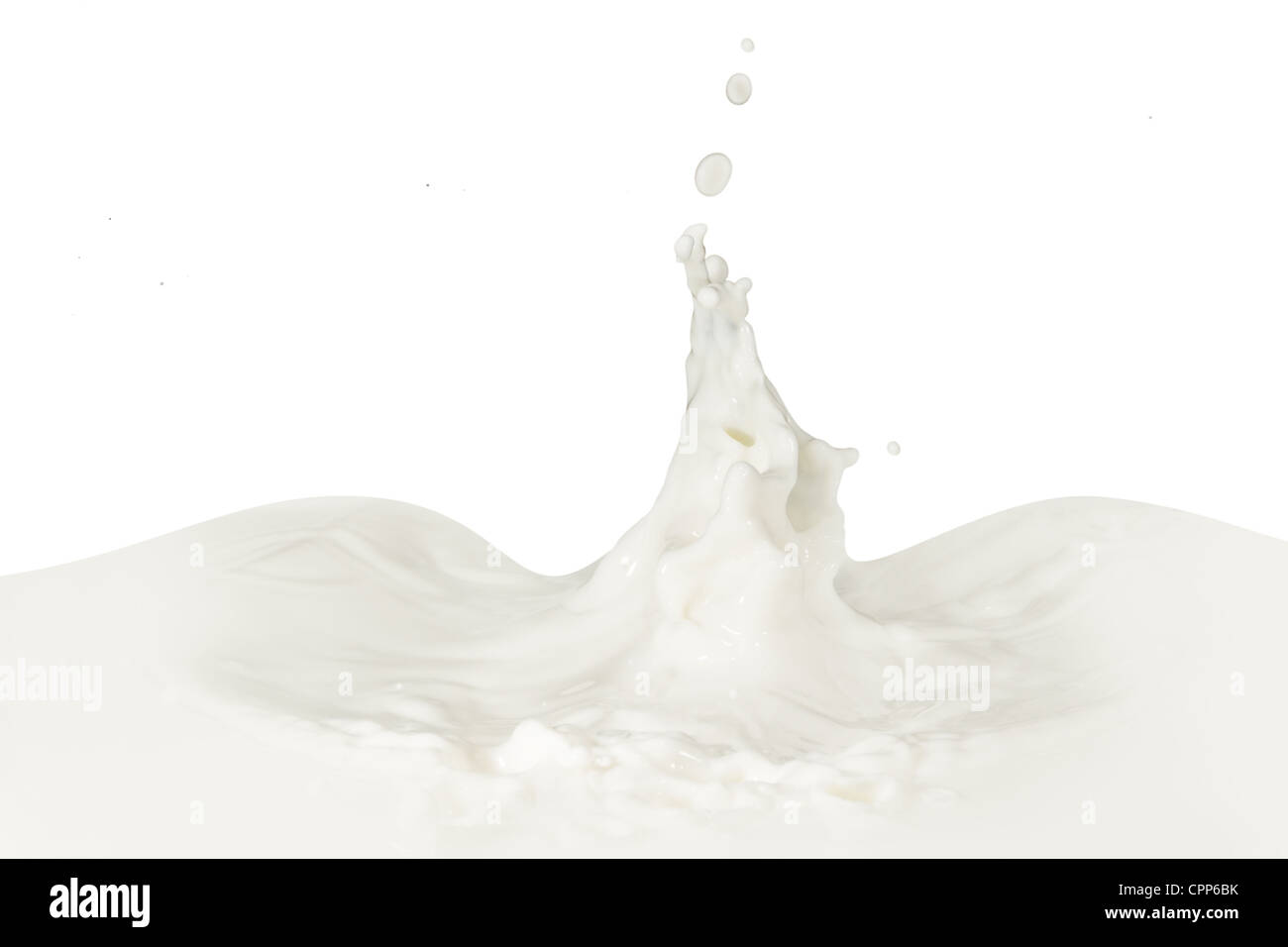 splashing milk isolated on white background Stock Photo - Alamy