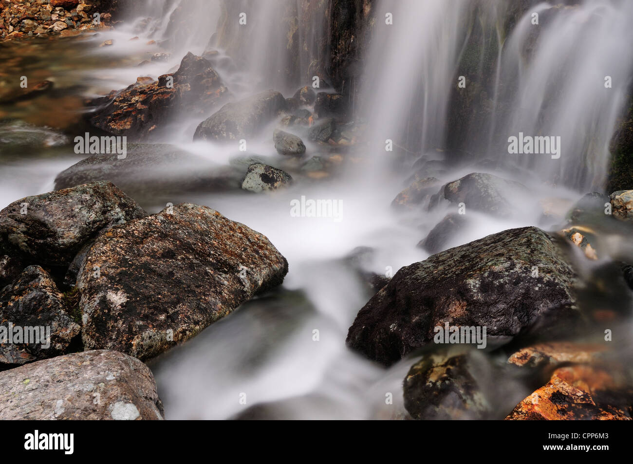 Levers Waterfall near Coniston in the English Lake DIstrict Stock Photo ...