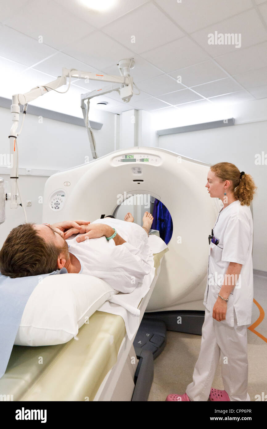 CT SCANNER EXAMINATION Stock Photo - Alamy