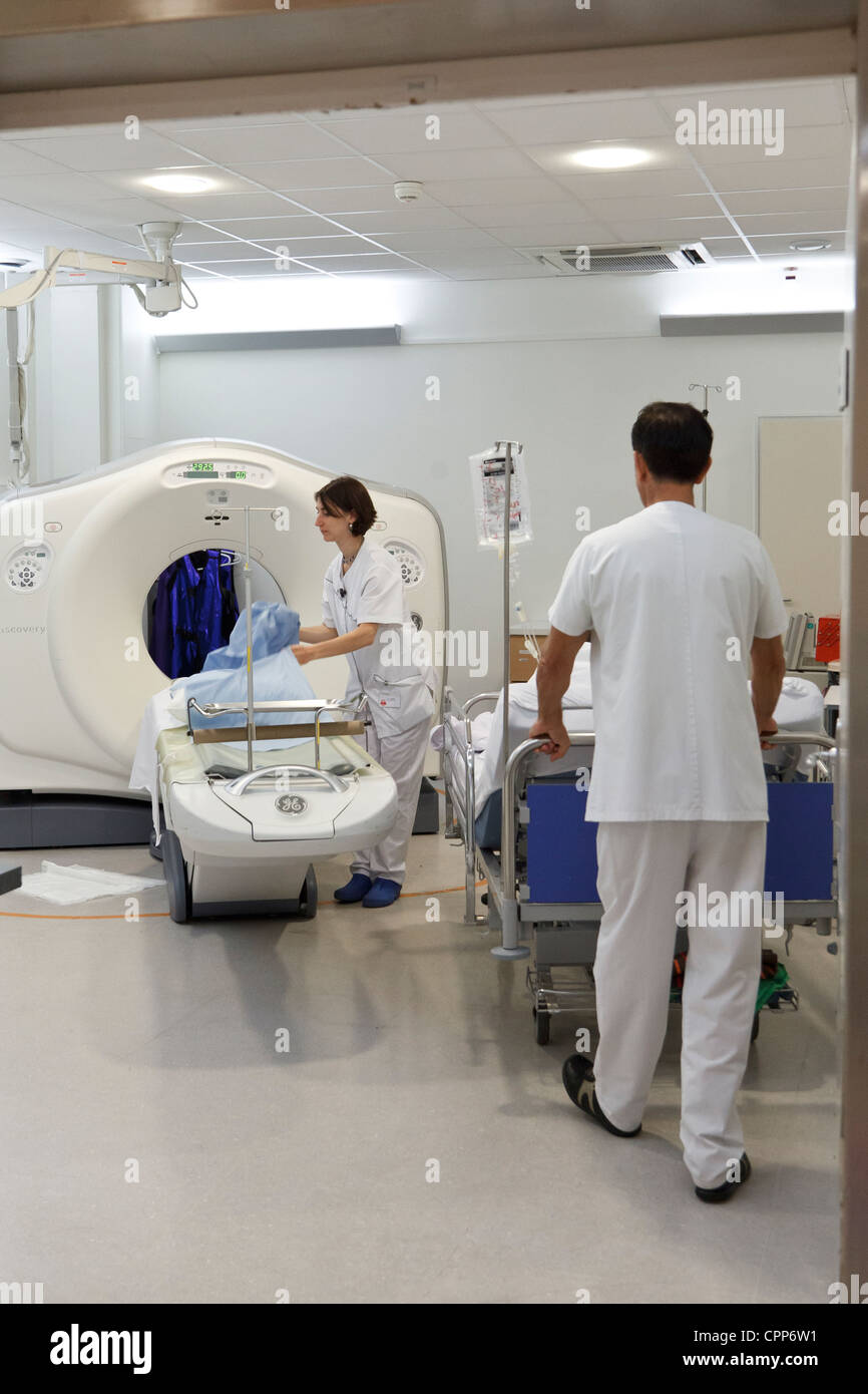 CT SCANNER EXAMINATION Stock Photo - Alamy