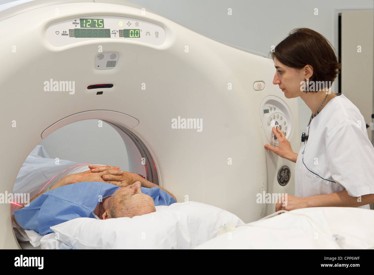 CT SCANNER EXAMINATION Stock Photo - Alamy