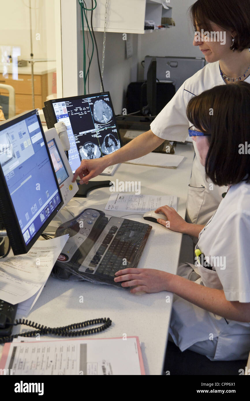 CT SCANNER EXAMINATION Stock Photo - Alamy