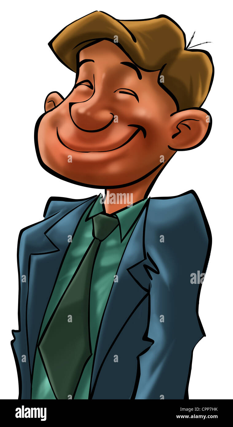 happy executive smiling and happy Stock Photo - Alamy