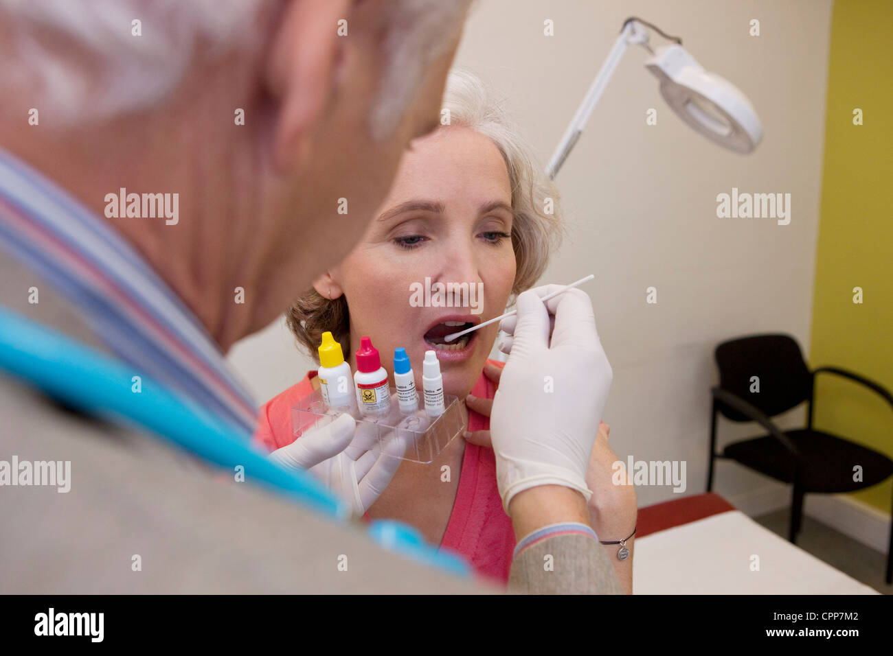 ORL STREPTO TEST Stock Photo - Alamy
