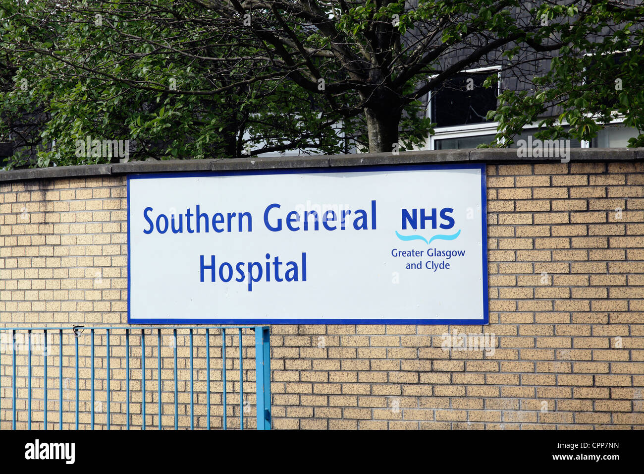 Southern General Hospital sign, Glasgow, Scotland, UK Stock Photo - Alamy