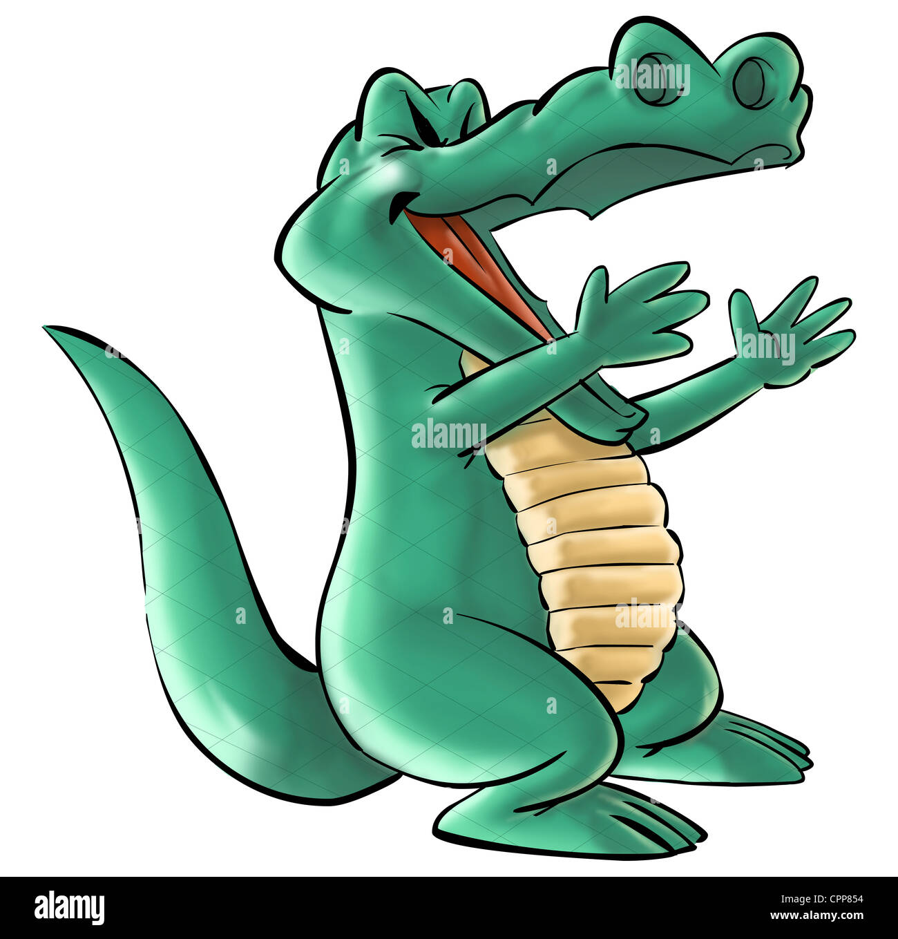 a happy crocodile Stock Photo - Alamy
