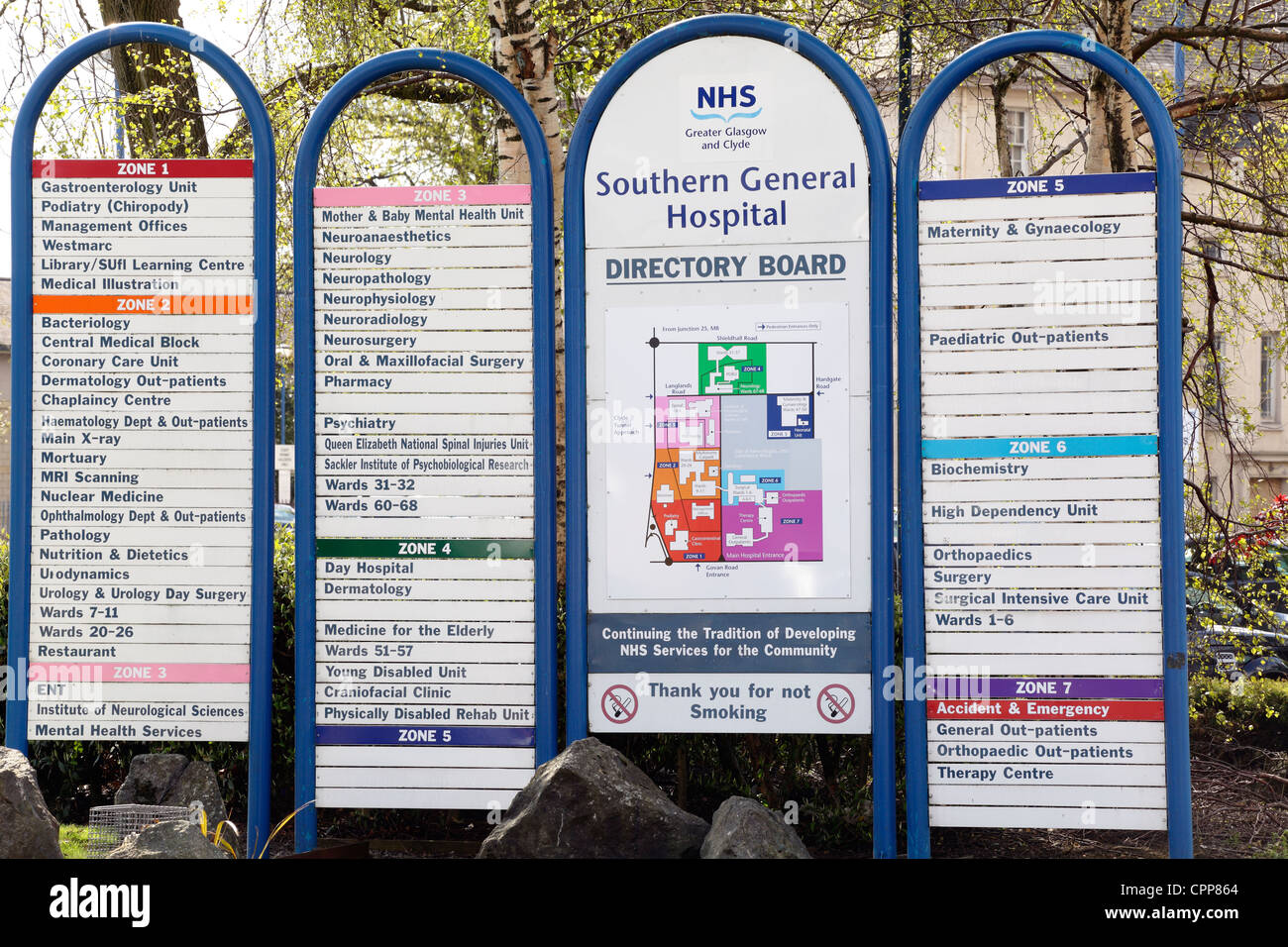 Directory boards hi-res stock photography and images - Alamy