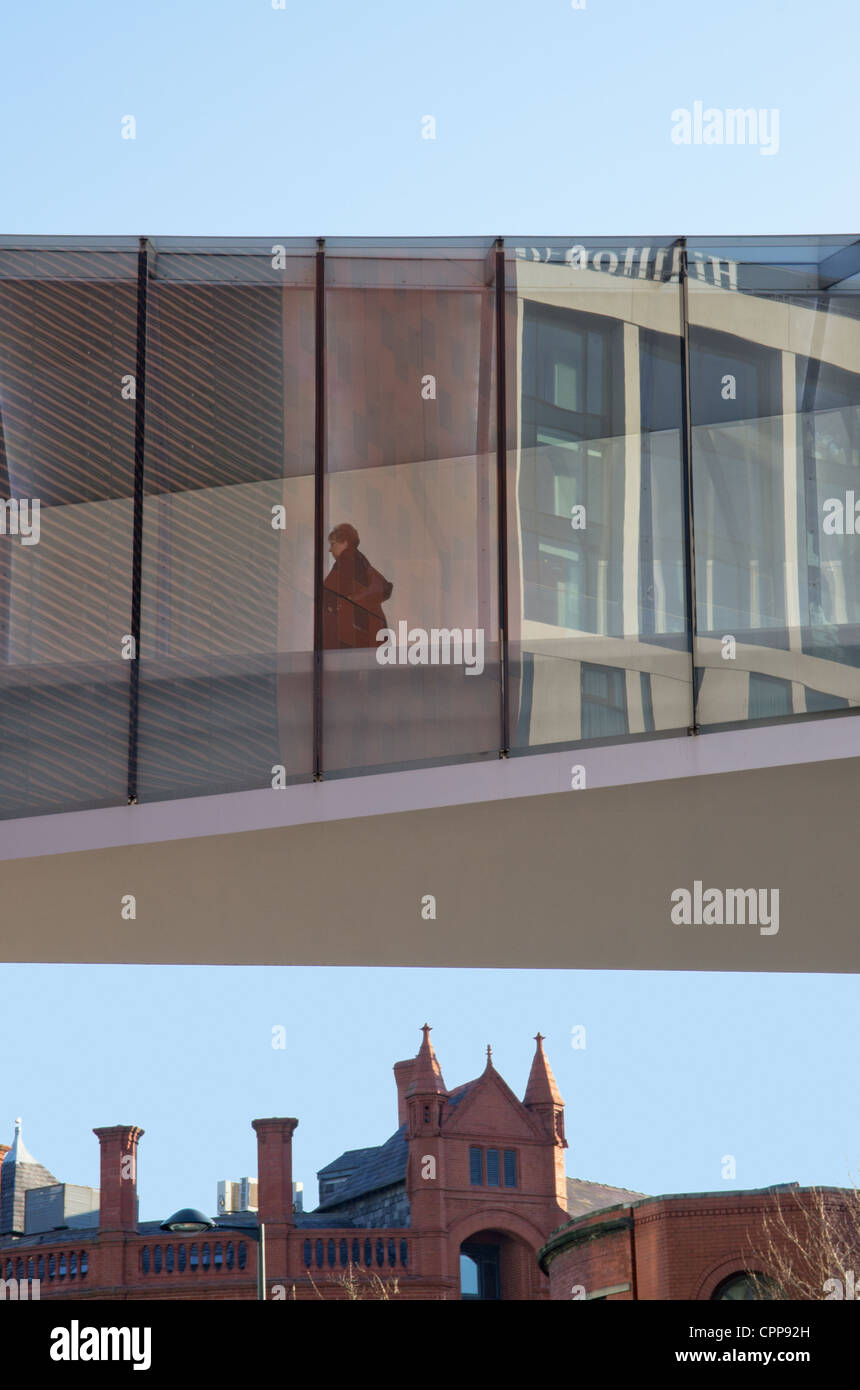 Glazed pedestrian bridge hi-res stock photography and images - Alamy