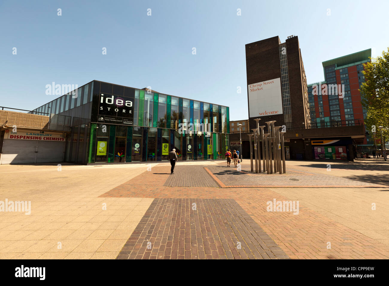 Idea Store (Library), Chrisp Street Market, Poplar, Tower Hamlets ...