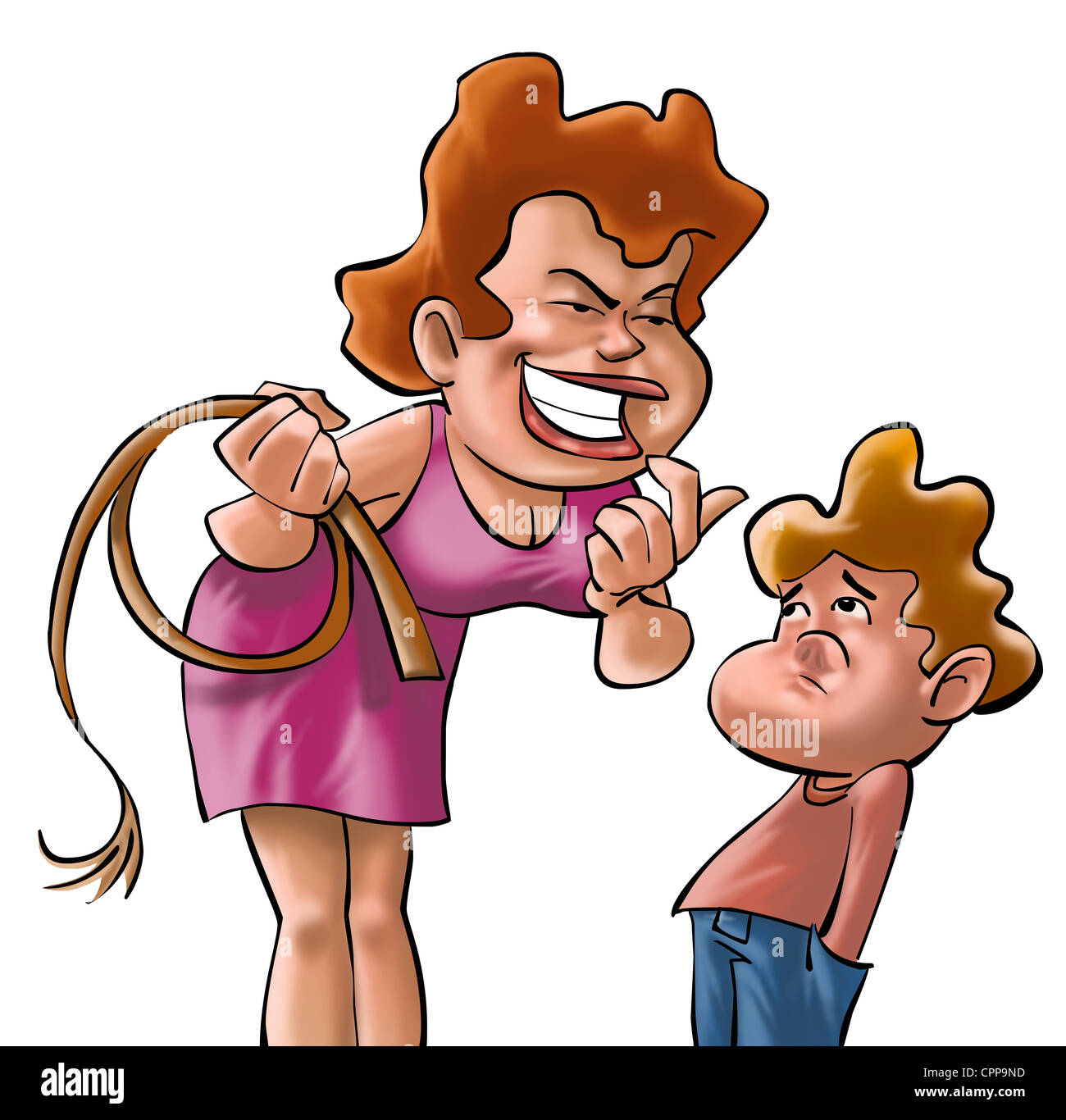 a teacher looking to her scared student Stock Photo - Alamy