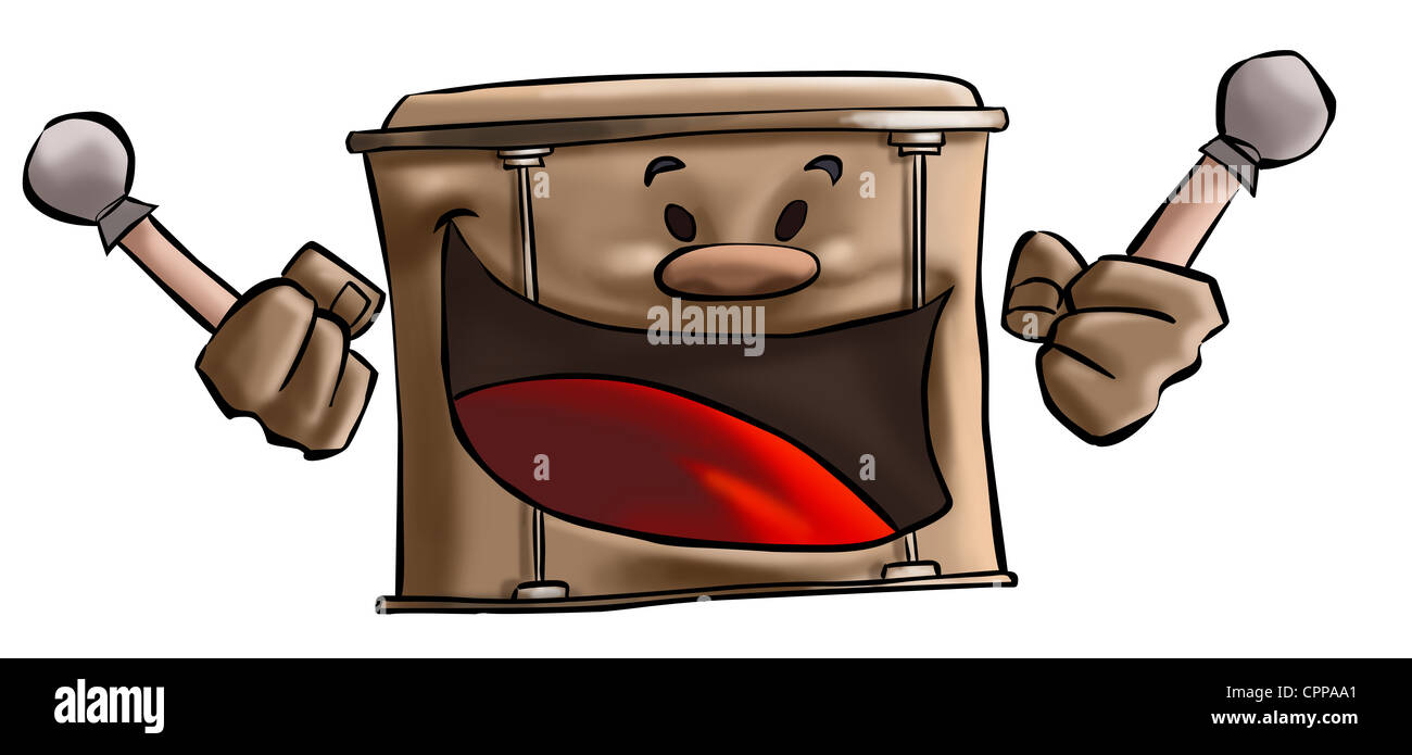 the big drum smiling Stock Photo - Alamy