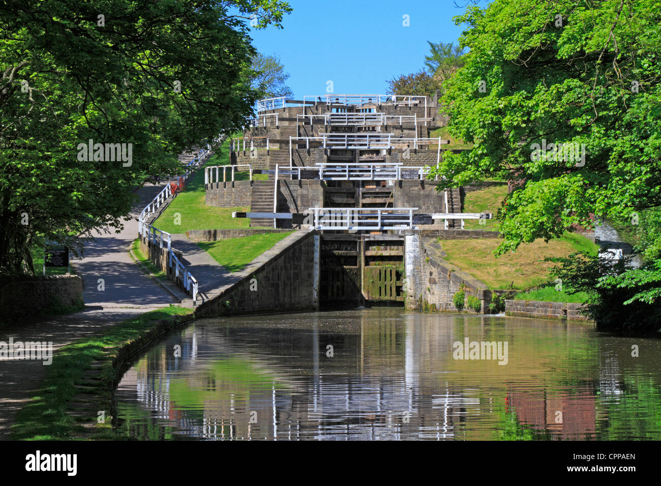 Bingley Five Rise Locks High Resolution Stock Photography and Images ...