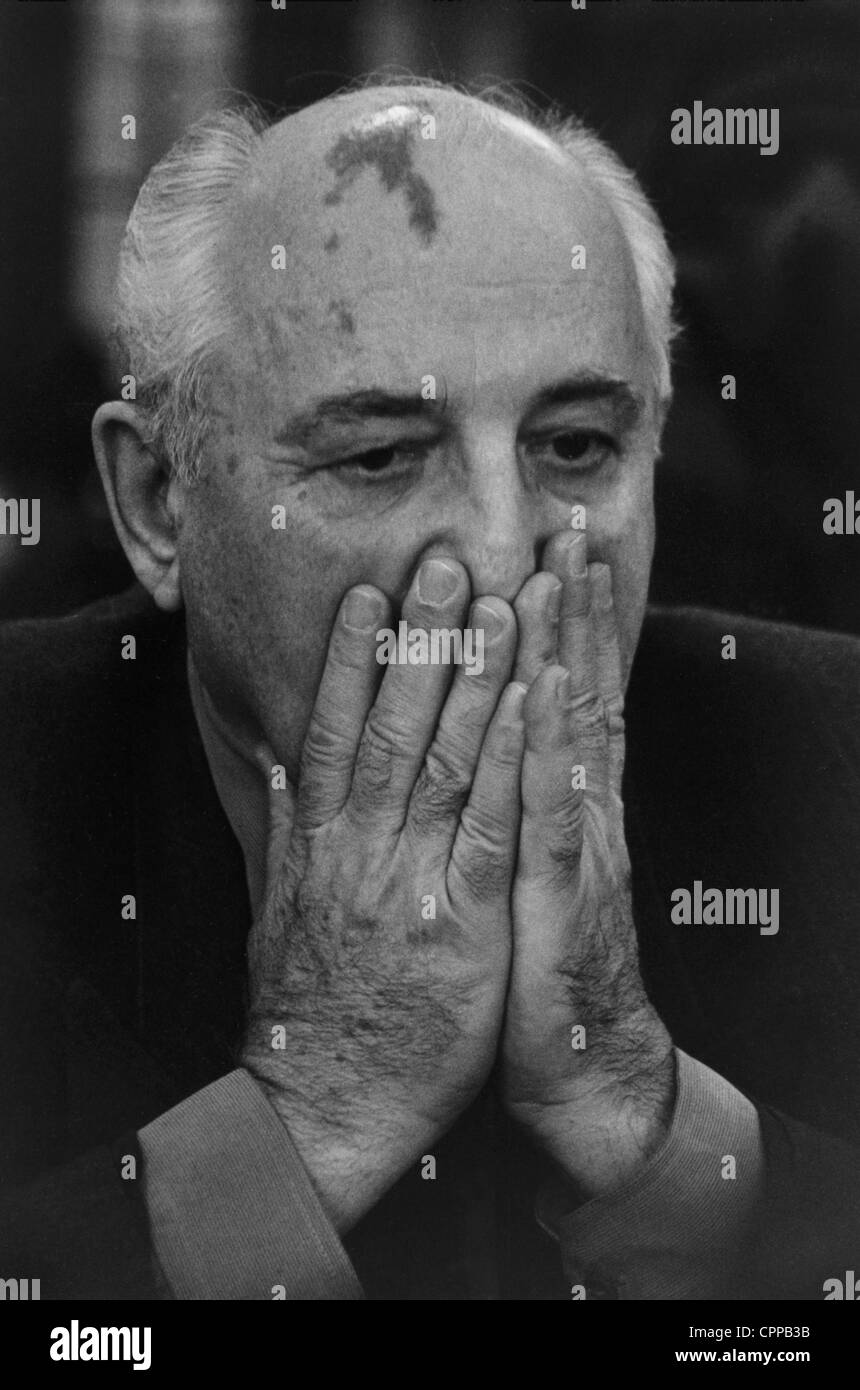 Gorbachev president of ussr Black and White Stock Photos & Images - Alamy