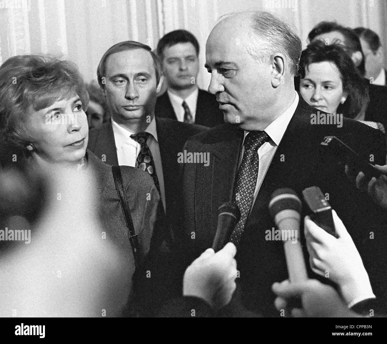 President russia vladimir putin visiting Black and White Stock Photos ...