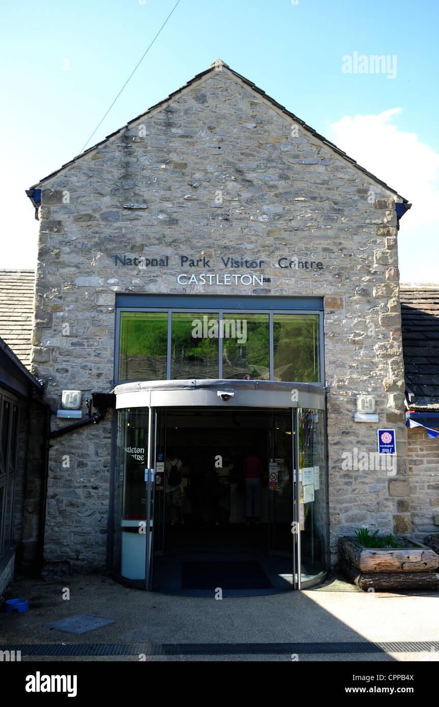 Castleton Gem of the Peaks,Derbyshire .Visitor Center Stock Photo - Alamy