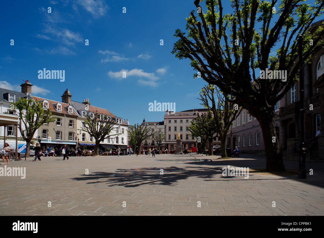 Royal Square, St. Helier, Jersey, Channel Islands Stock Photo - Alamy