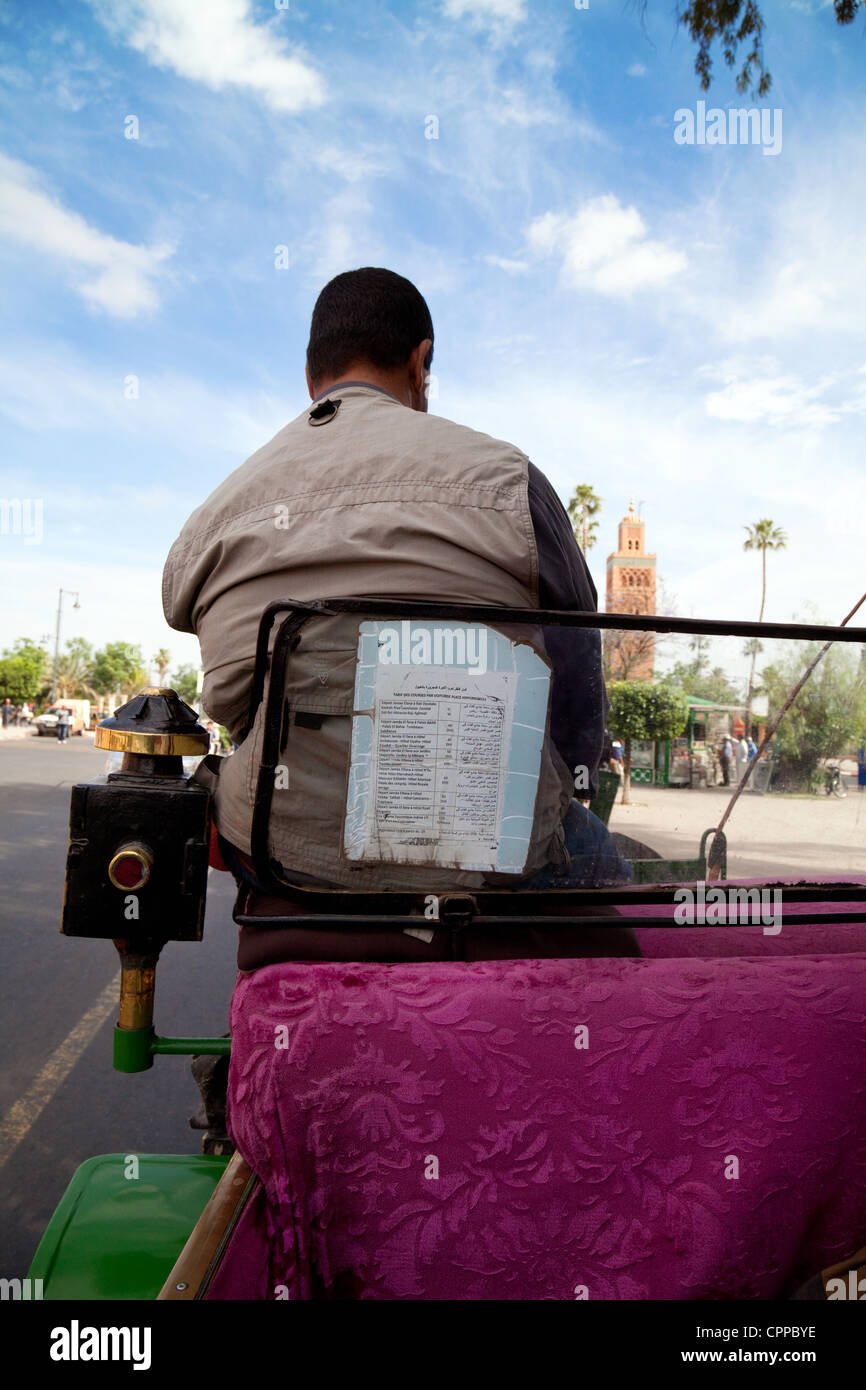 Morocco marrakesh carriage driver hi-res stock photography and images ...
