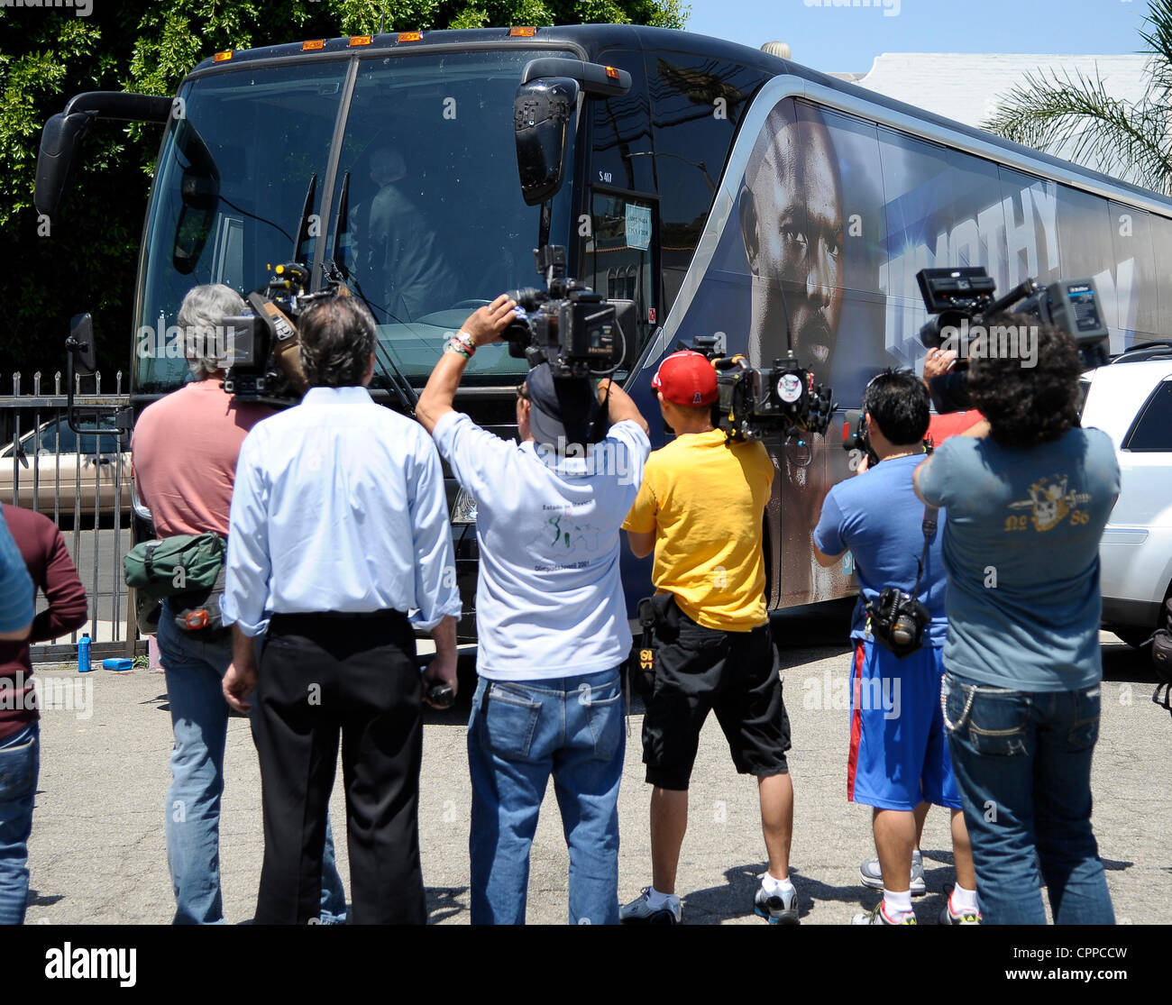 May 29,2012. Los Angeles CA. USA. Timothy Bradley arrives for his ...
