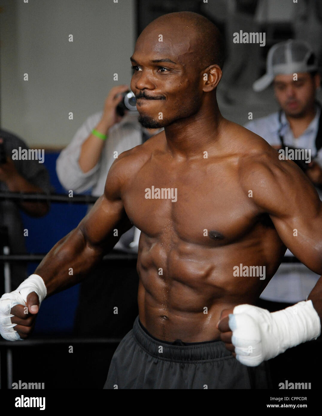 May 29,2012. Los Angeles CA. USA. Timothy Bradley workouts for the news ...