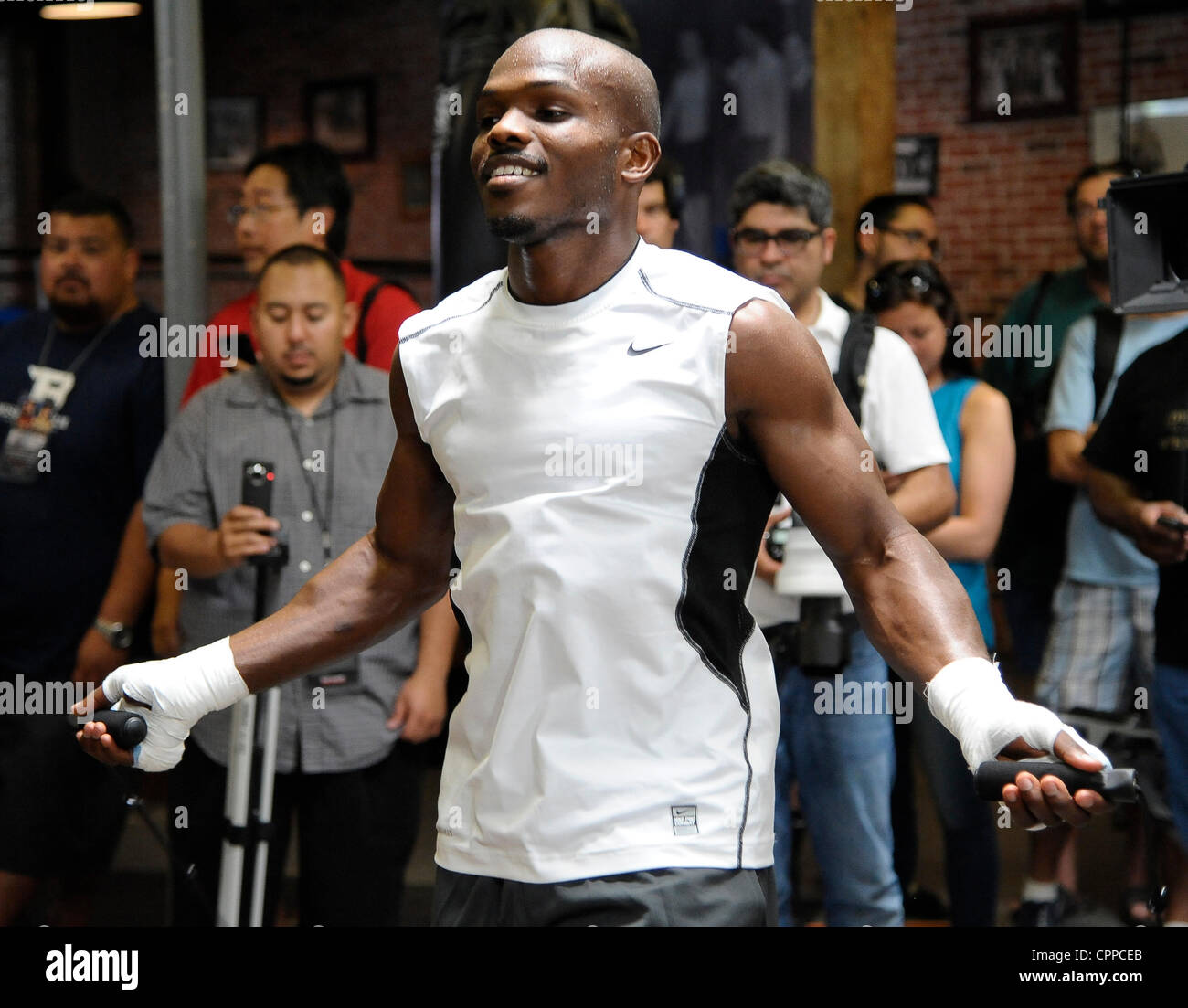 May 29,2012. Los Angeles CA. USA. Timothy Bradley workouts for the news ...
