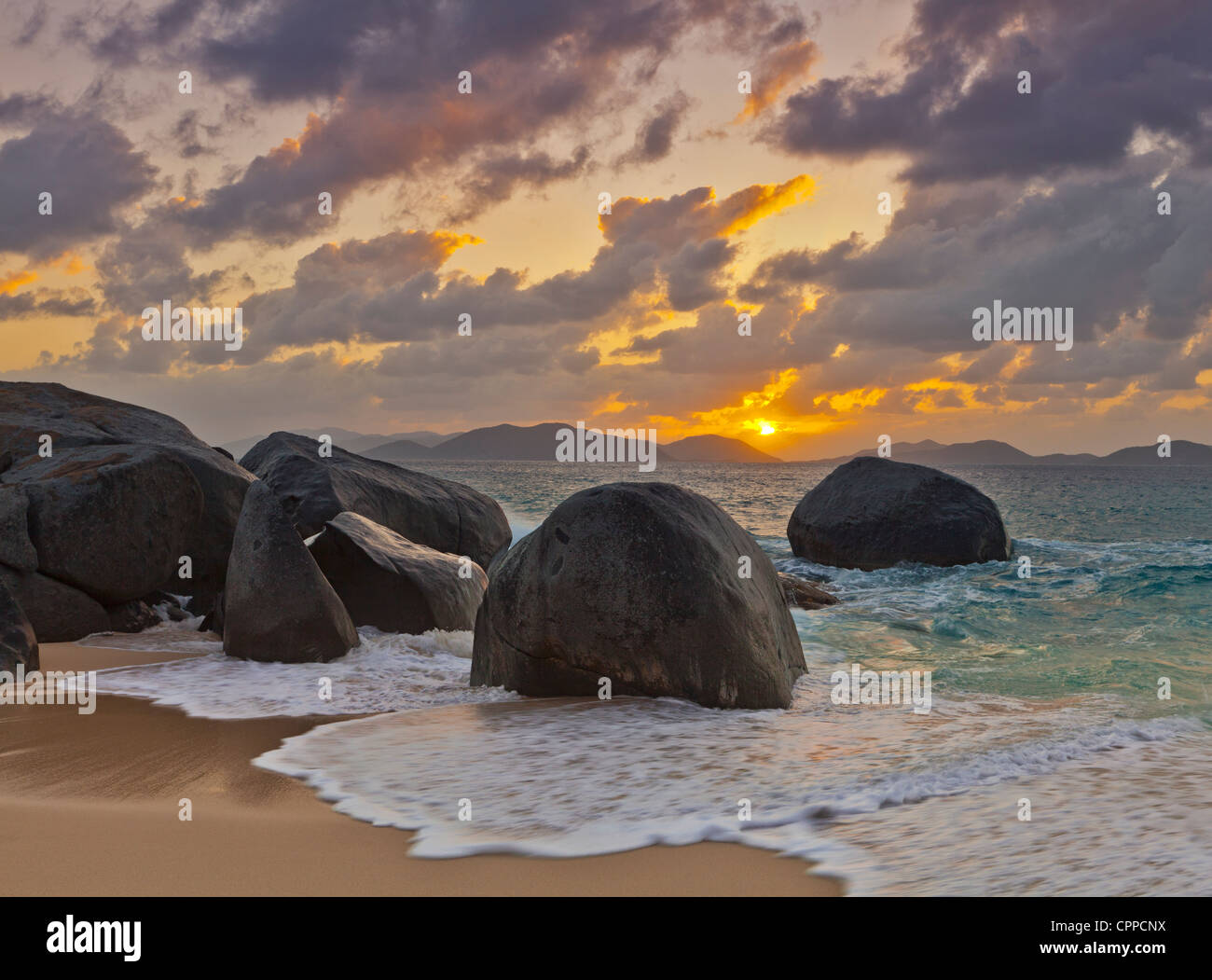 Virgin gorda beach the baths boulders hi-res stock photography and ...