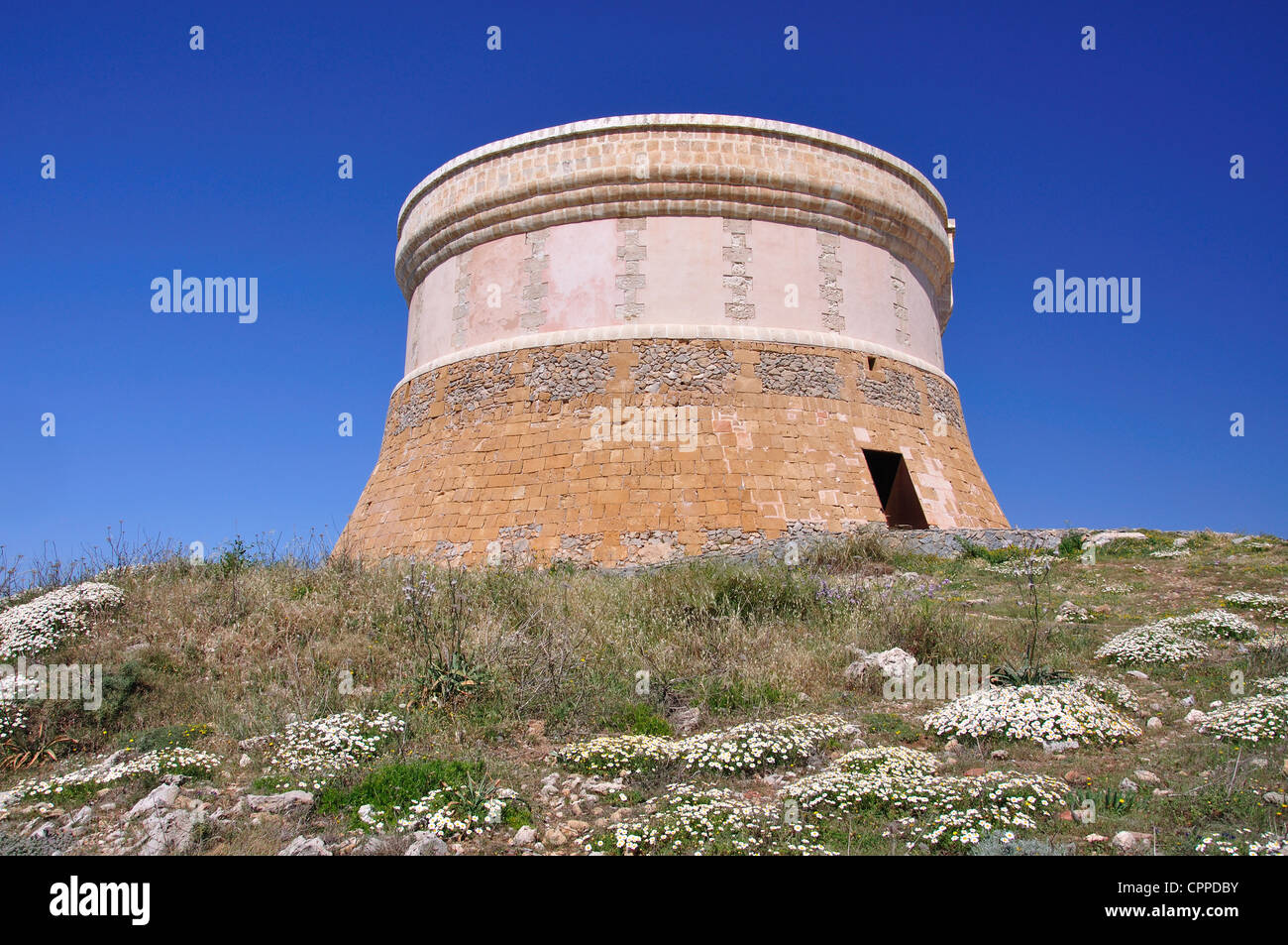 Torre de Fornells watchtower, Fornells, Menorca, Balearic Islands ...