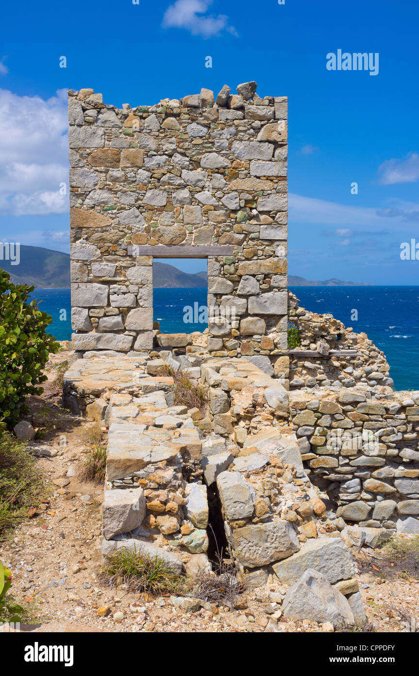 Virgin Gorda, British Virgin Islands, Caribbean Abandoned Copper Mine ...