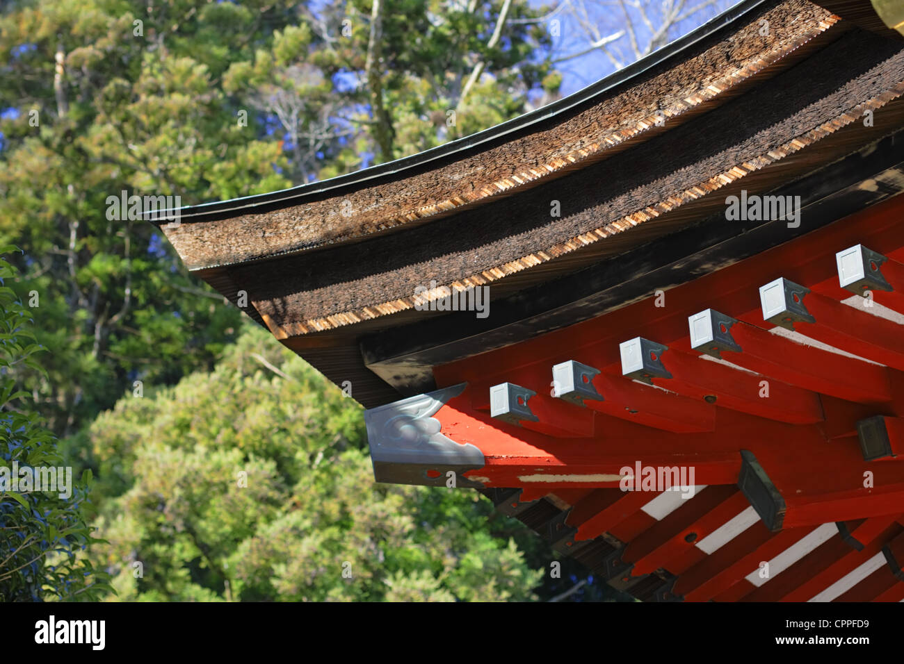 Japanese temple roof,a traditional architectural detail Stock Photo - Alamy