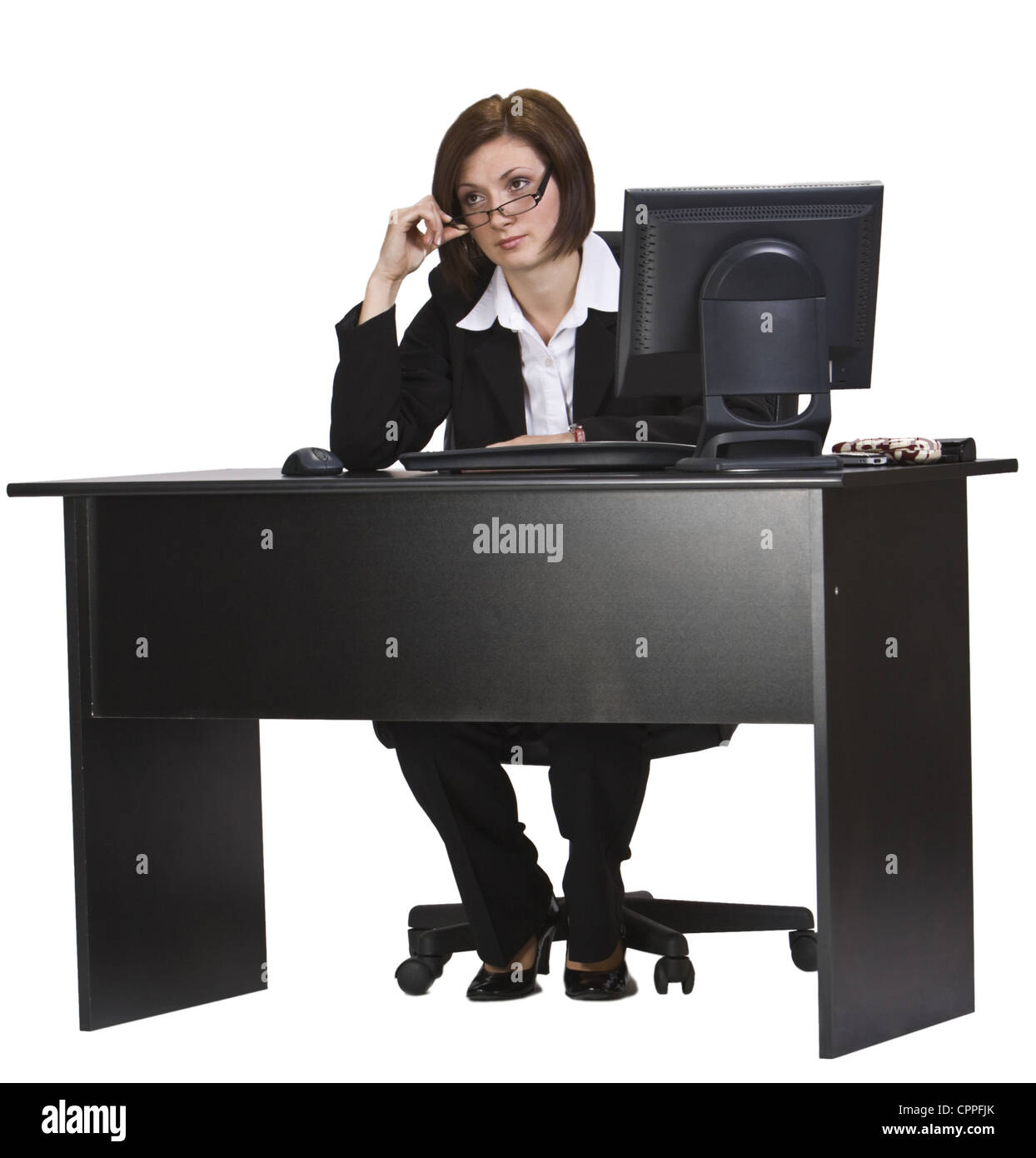 Female ceo desk stern hi-res stock photography and images - Alamy