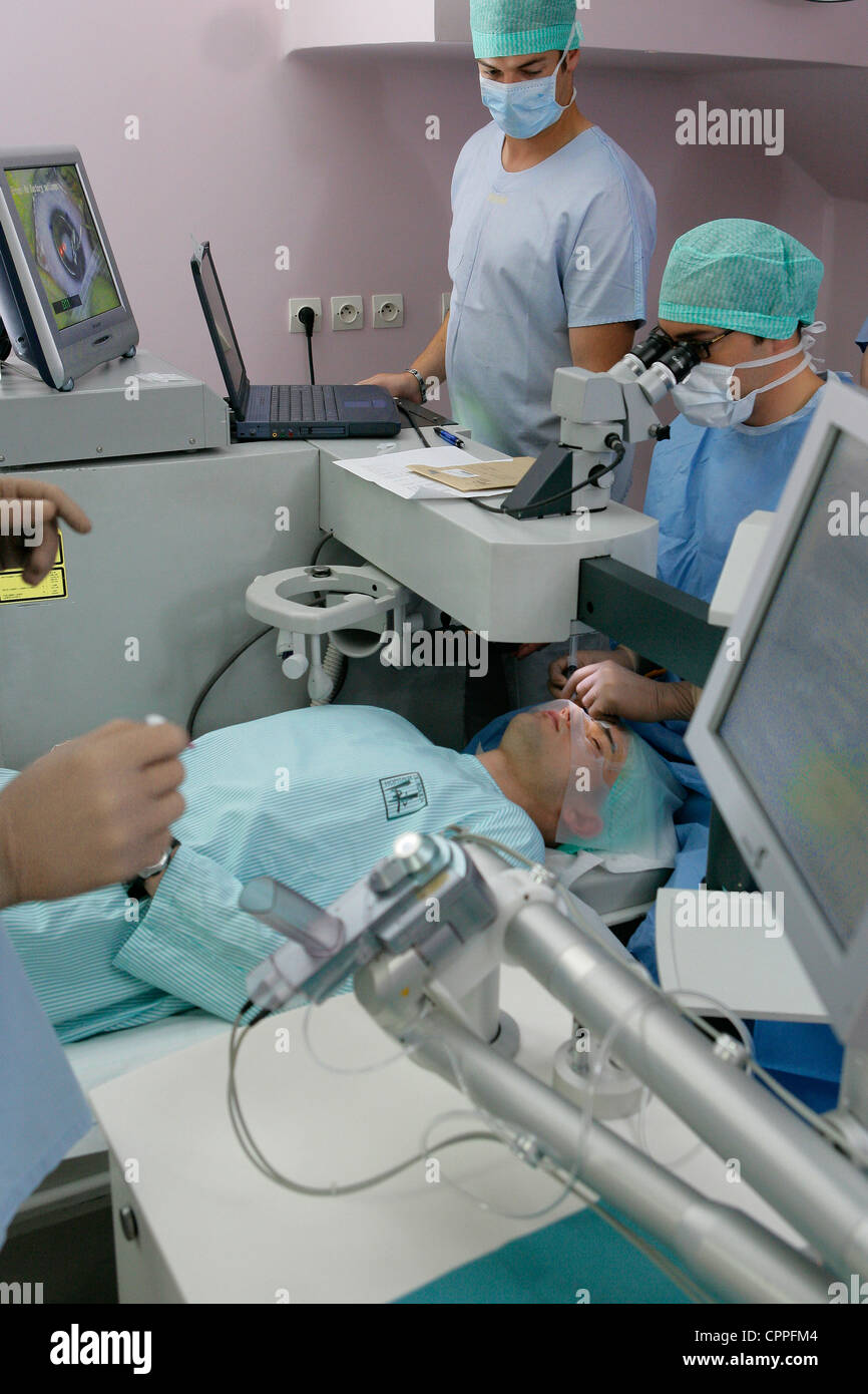 EYE LASER SURGERY Stock Photo - Alamy