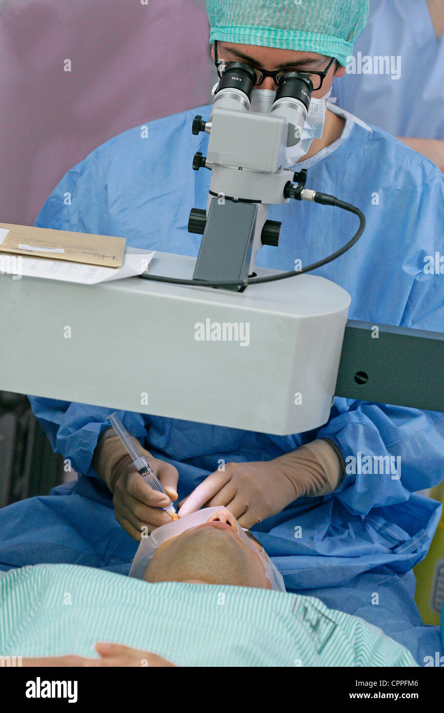 EYE LASER SURGERY Stock Photo - Alamy