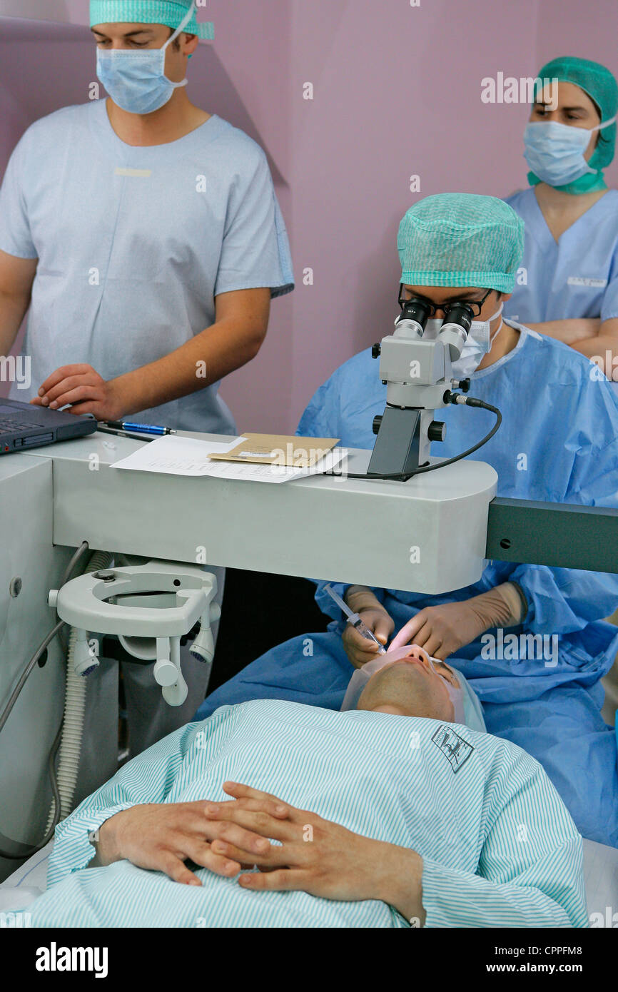 EYE LASER SURGERY Stock Photo - Alamy