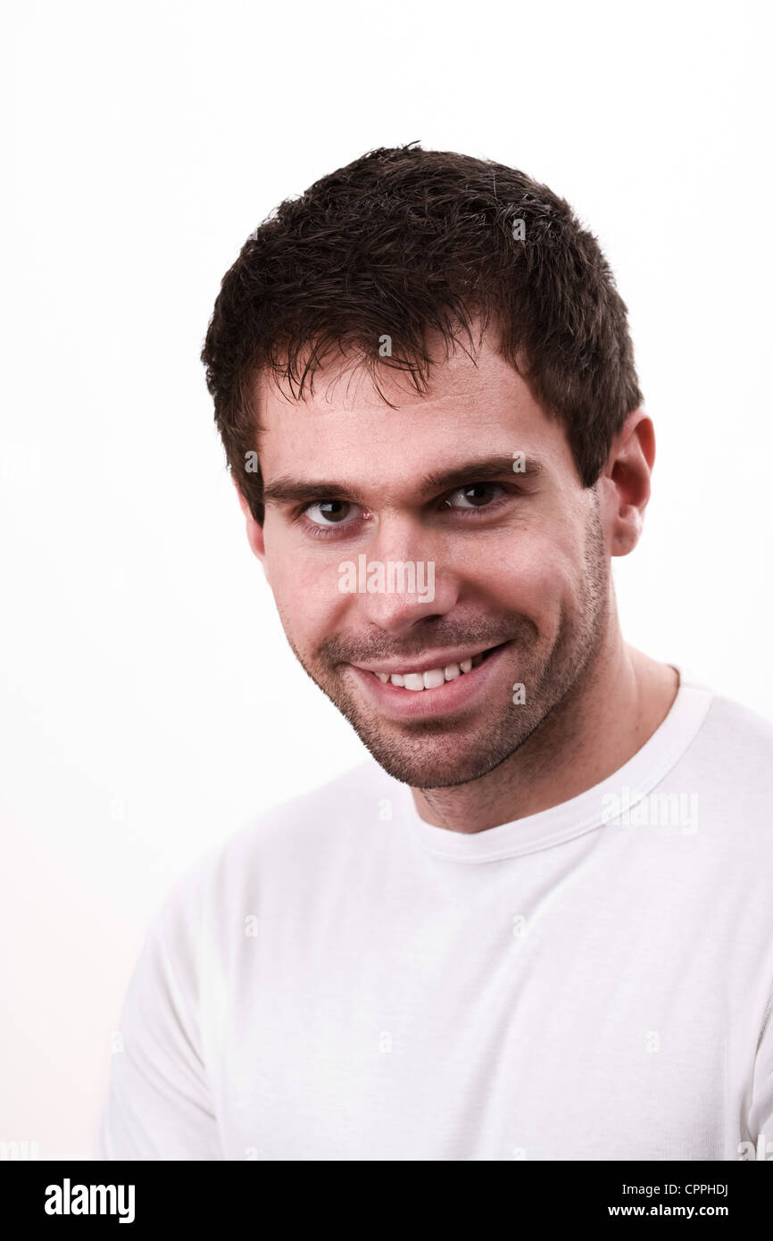 Portrait of a smiling man Stock Photo - Alamy