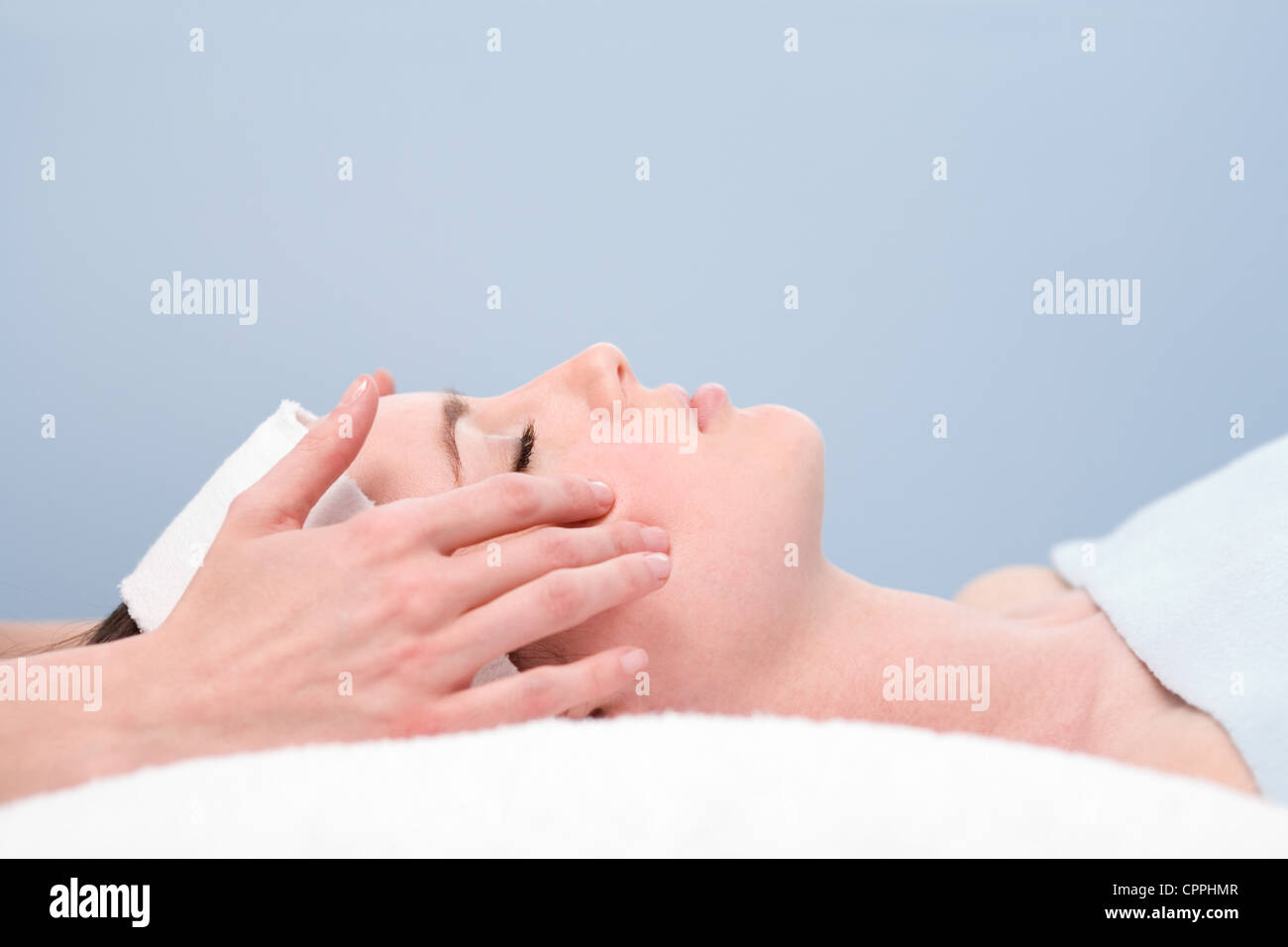 Facial Rejuvenation Therapy Stock Photo - Alamy