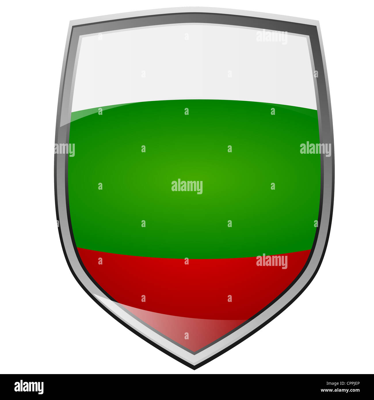 Protective shield with the flag of Bulgaria Stock Photo - Alamy