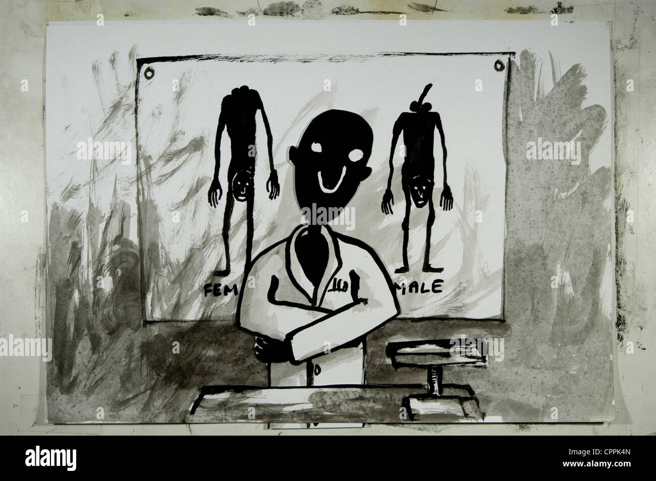 Intolerance Year : 2000 UK Director : Phil Mulloy Animation Stock Photo ...