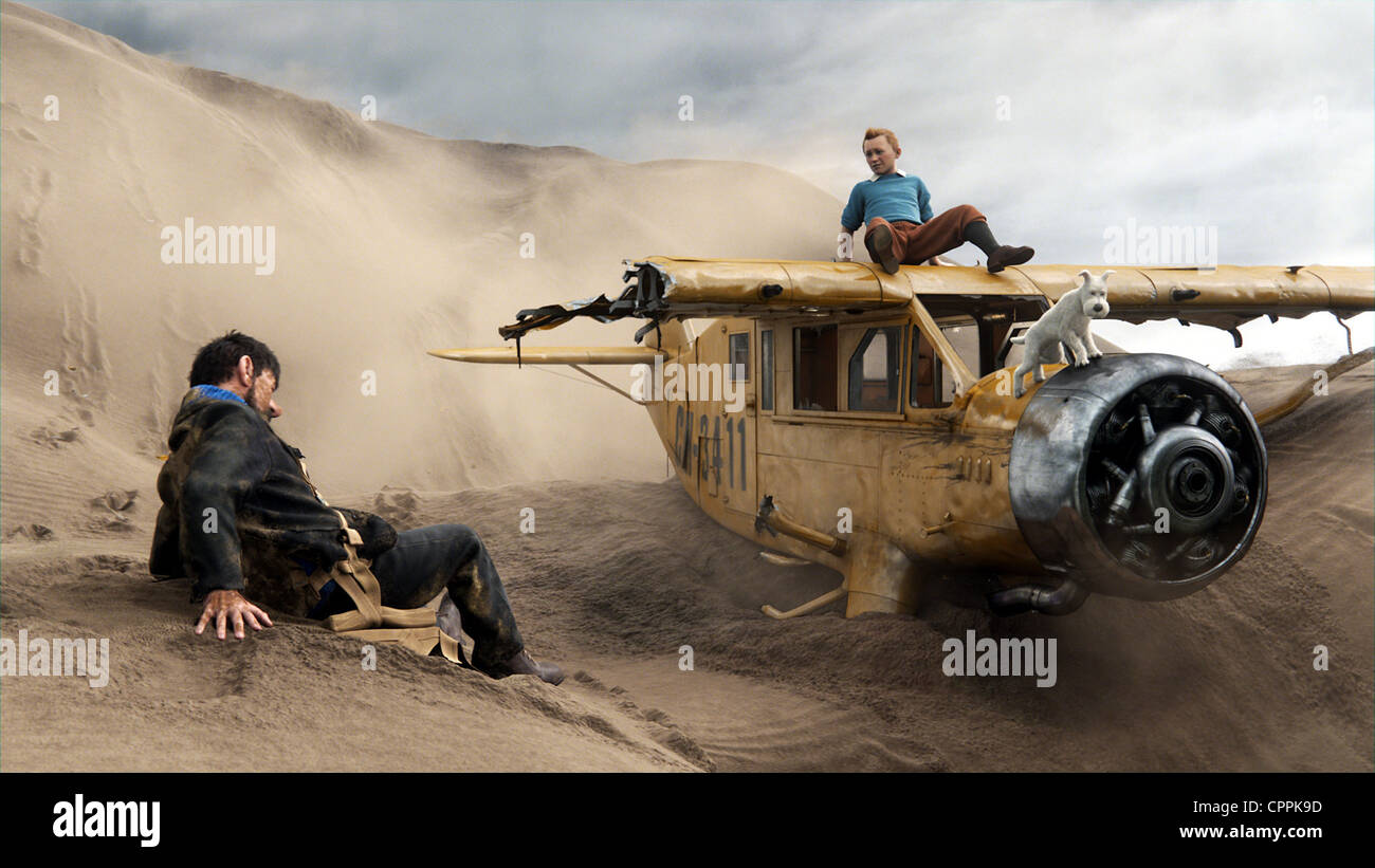 The Adventures of Tintin : The Secret of the Unicorn Stock Photo - Alamy